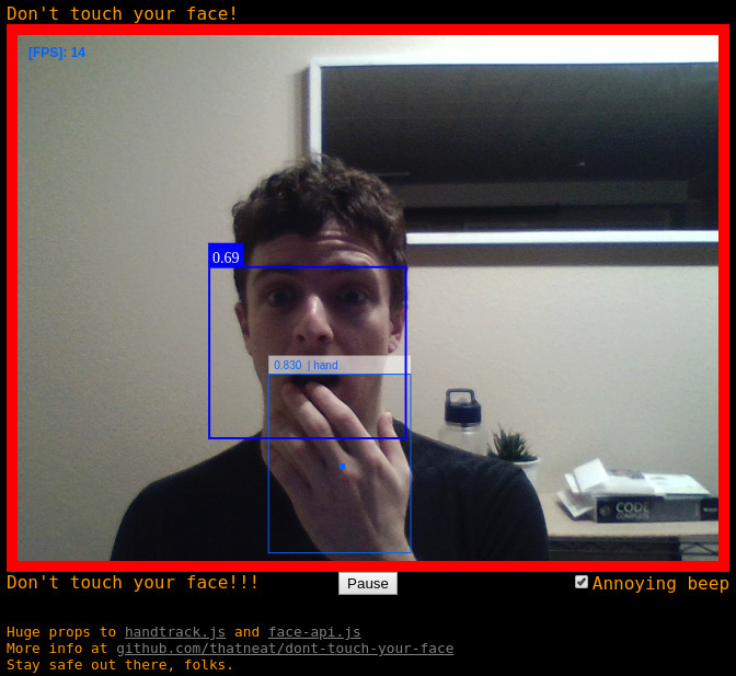 GitHub - jason-curtis/dont-touch-your-face: Don't touch your face ...