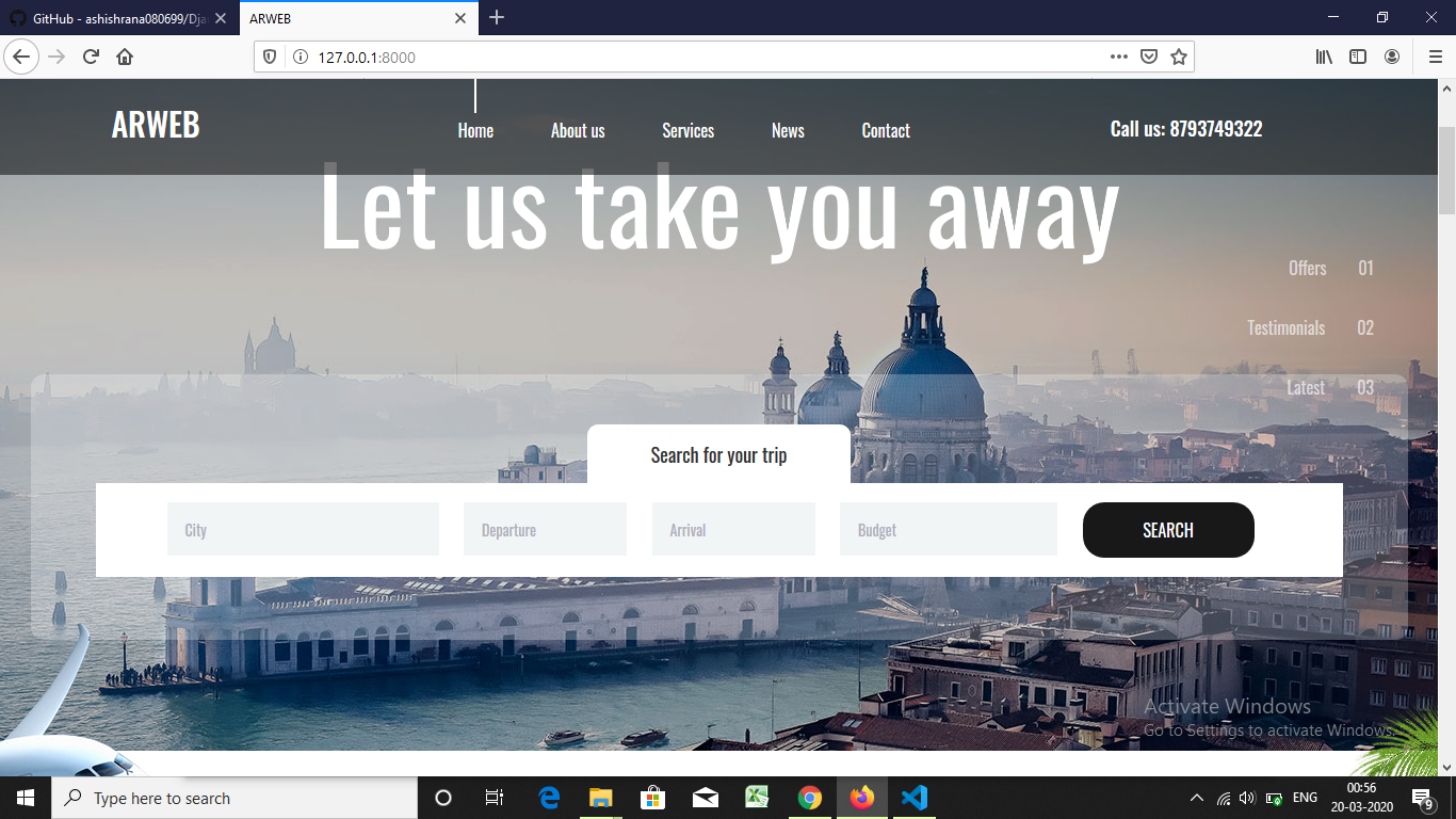 GitHub - ashishrana080699/Django-Travel-webApp
