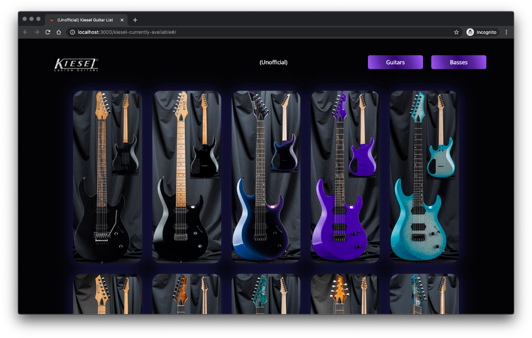 GitHub - CorradoRossi/kiesel-currently-available: A more visually appealing way to see the ...