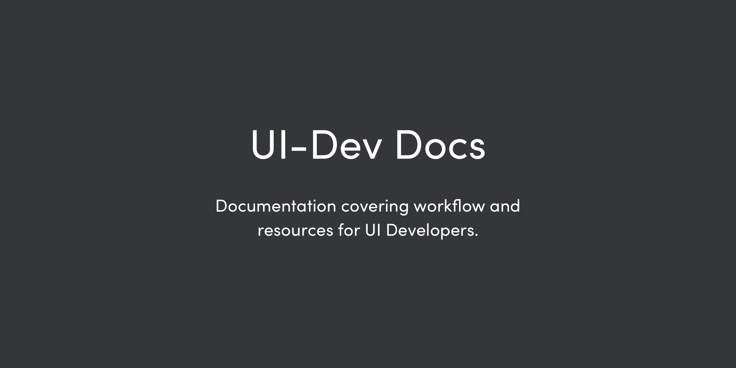 Github Jacquesramphal Ui Dev Docs Documentation Covering Workflow And Resources For Ui