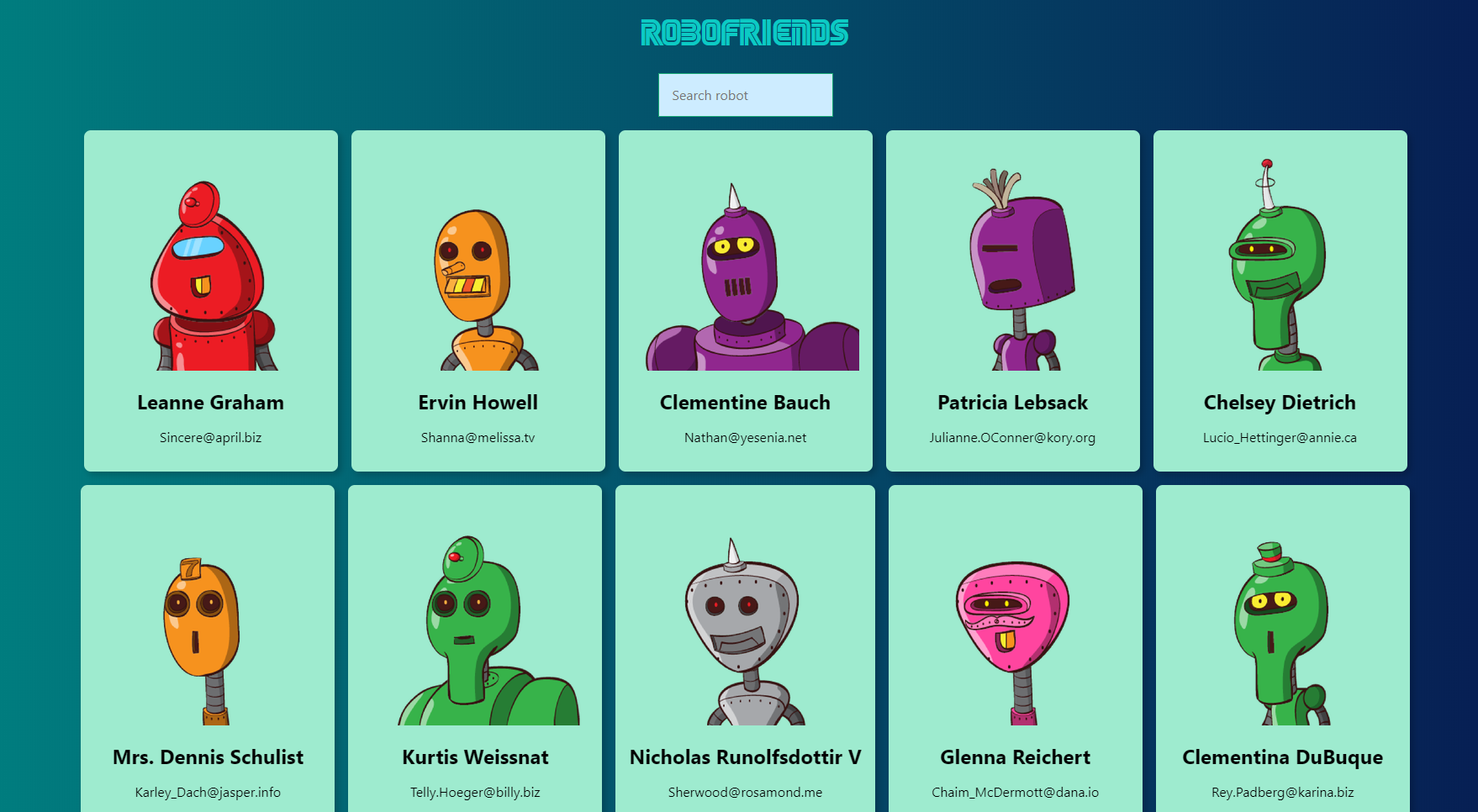 GitHub - stelian96/robo-friends