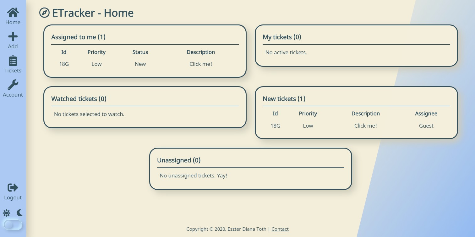 GitHub - EsztiDi/etracker: An online issue tracker