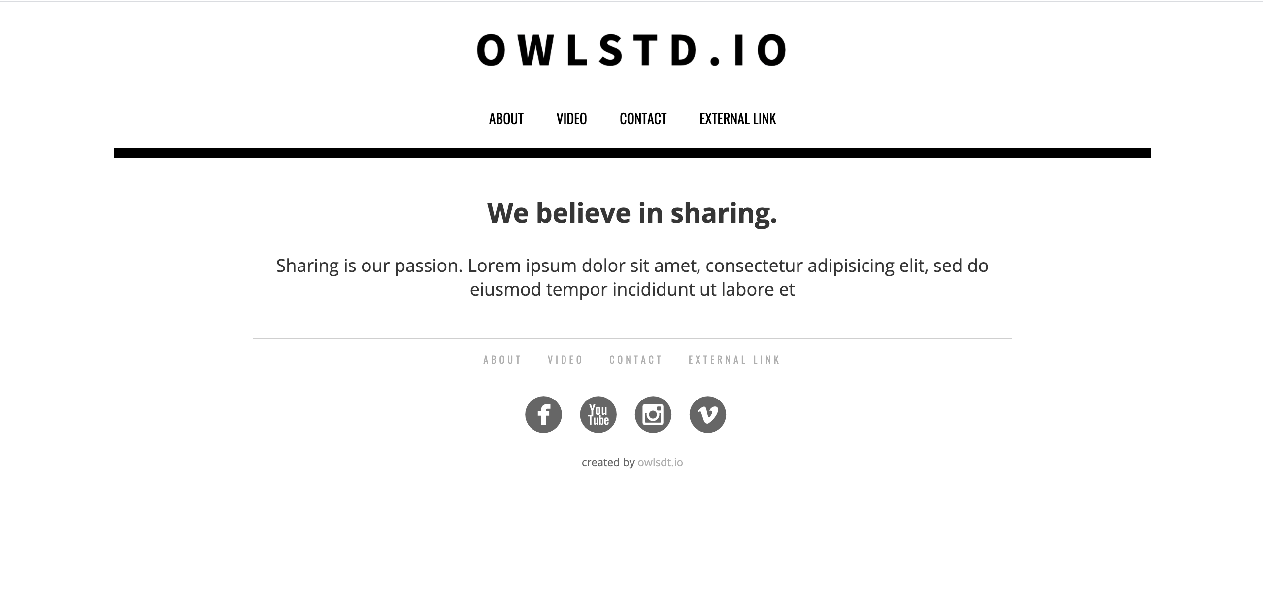 GitHub - owlcode/hugo-owlminimal: Minimal, Modern and Owlish Hugo Theme