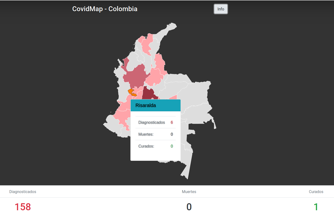 GitHub - cgutierr3z/covidmap-col: Mapa interactivo de Colombia por regiones con los casos de ...