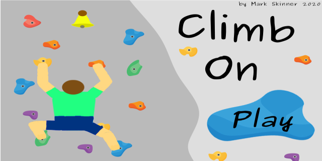 GitHub - MarkSkinner92/ClimbOn: an original rock climbing game written ...
