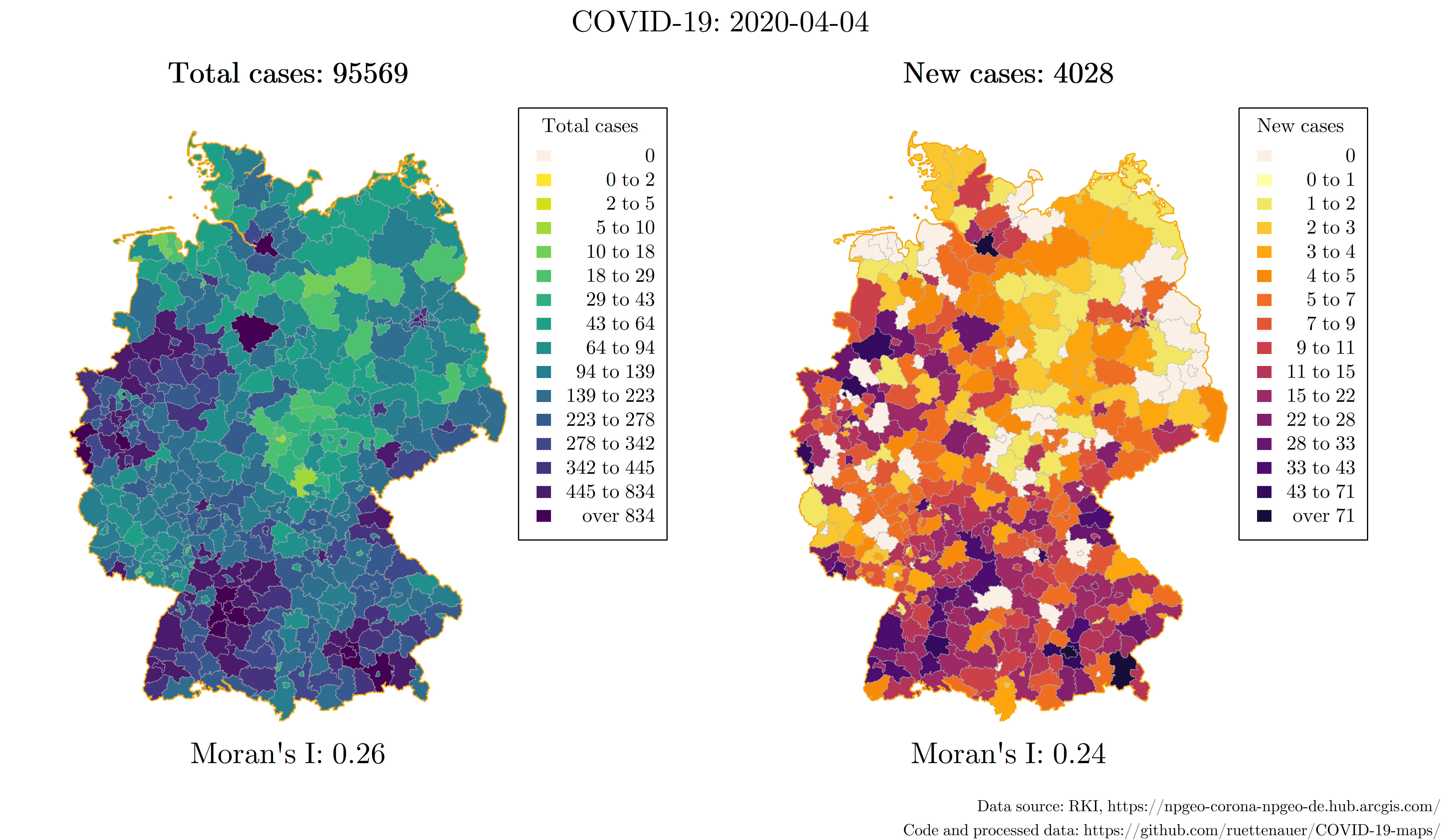GitHub - ruettenauer/COVID-19-maps: Maps of Covid-19 cases