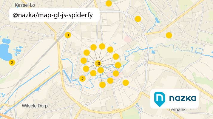 GitHub - nazka/map-gl-js-spiderfy: Spiderfy plugin for mapbox-gl and maplibre-gl.