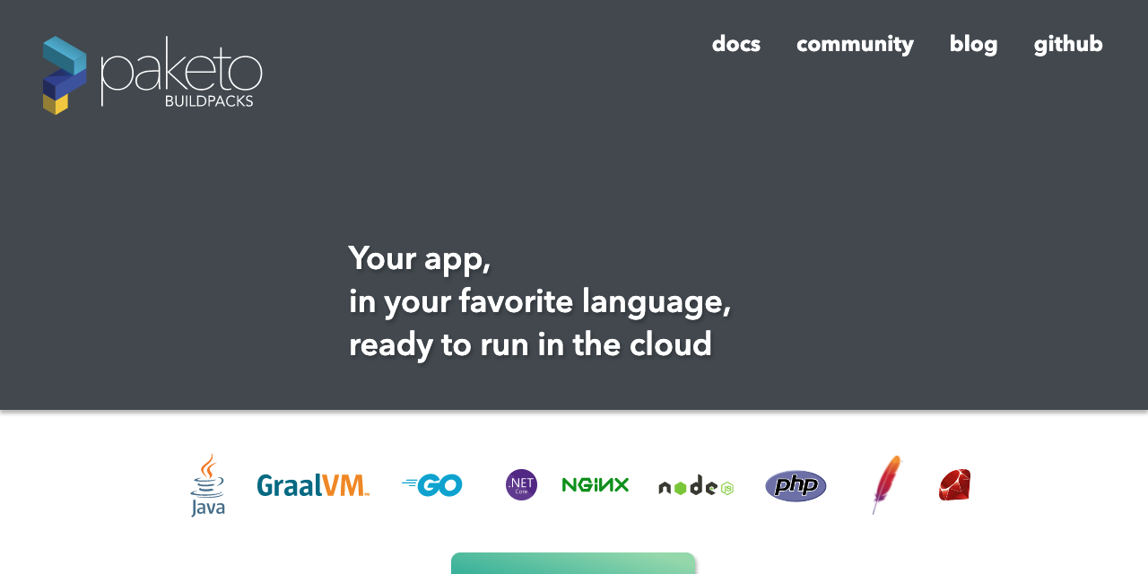 GitHub - paketo-buildpacks/paketo-website: Paketo Website Content