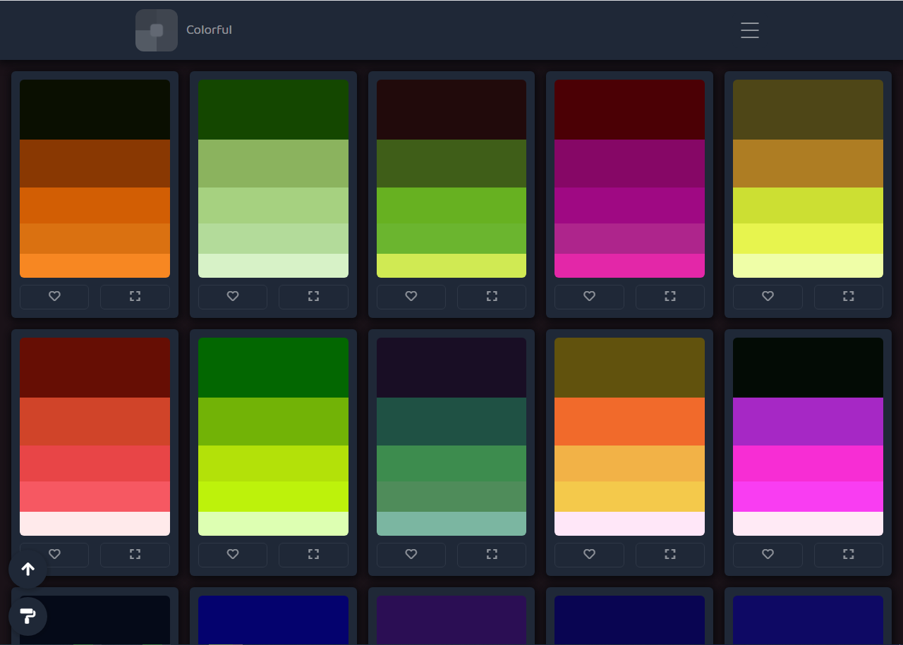 palettes · GitHub Topics · GitHub
