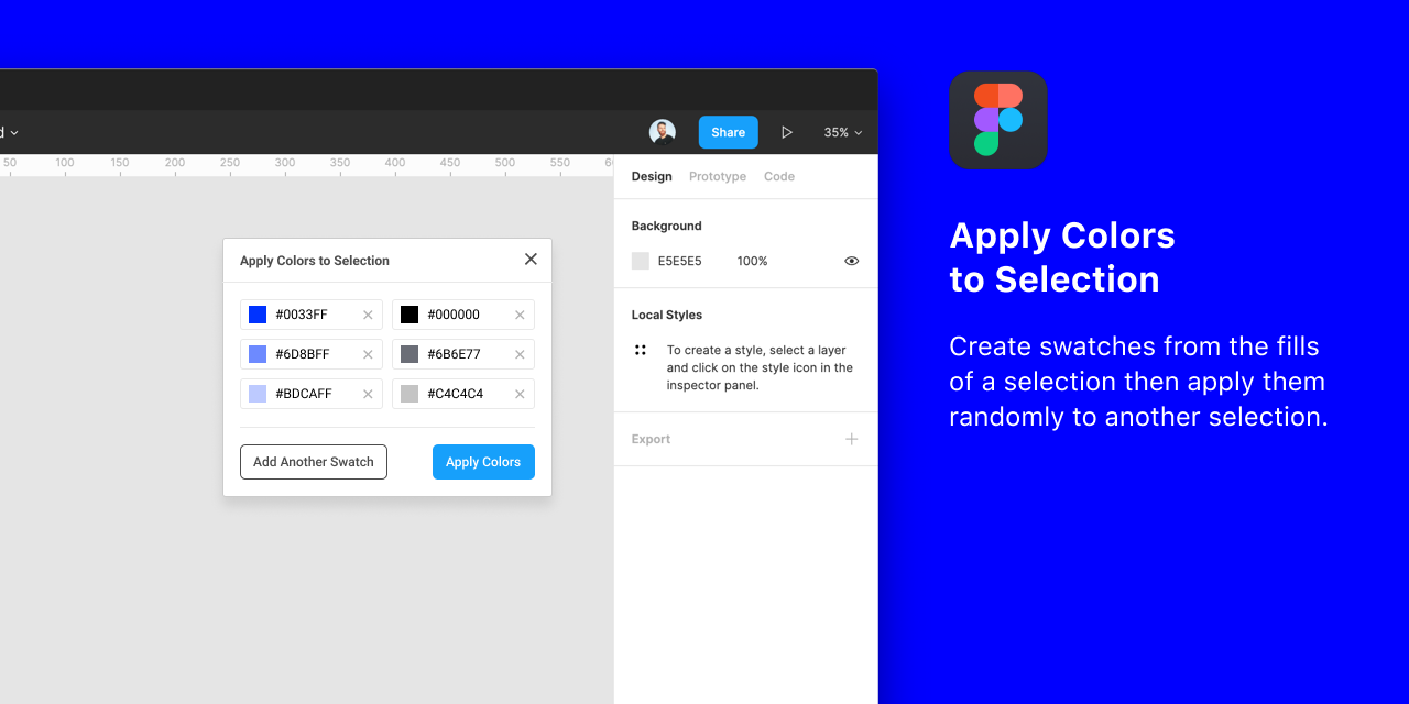 GitHub - craigmdennis/figma-apply-colors-to-selection: Apply a set of ...