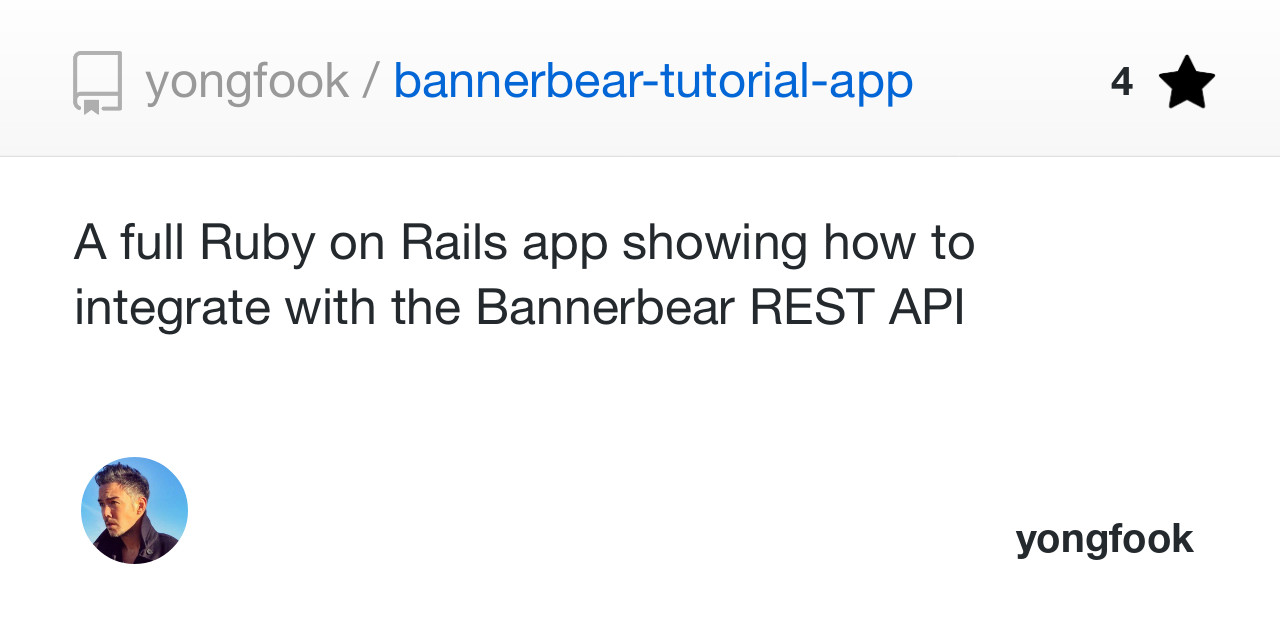 GitHub - yongfook/bannerbear-tutorial-app: A full Ruby on Rails app showing how to integrate ...