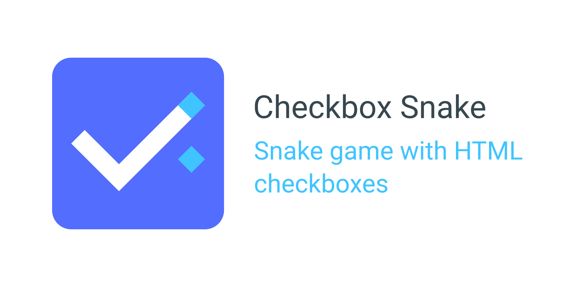 GitHub - PKief/checkbox-snake: Snake game with HTML checkboxes