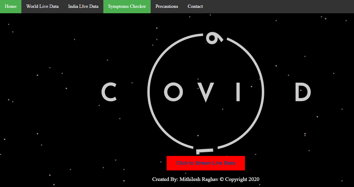 GitHub - mkraghav/covid19: Live Demo