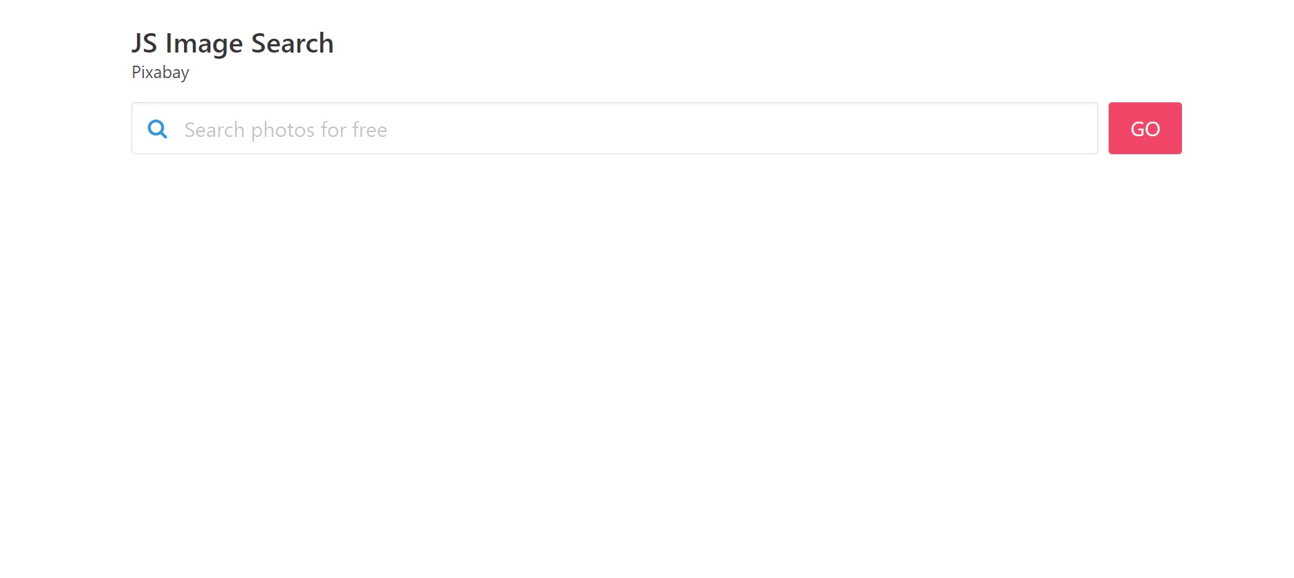 GitHub - evelicanin/vanilla-js-image-search: a vanilla image search