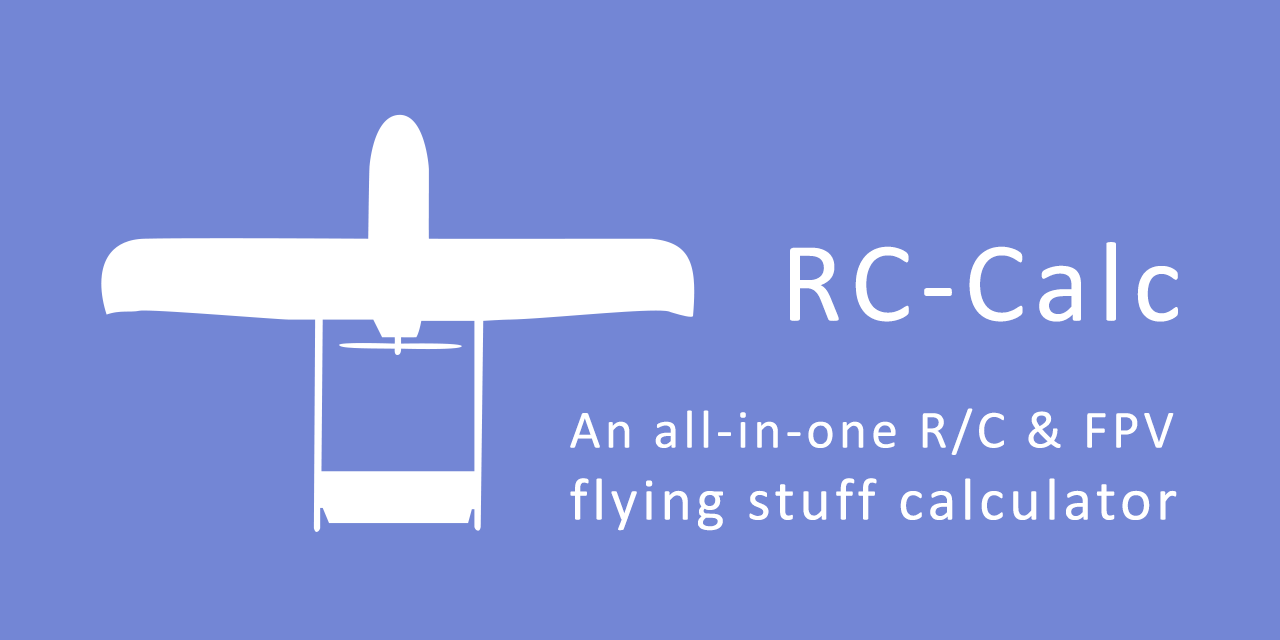 GitHub - Gregczc/RC-Calc: A cross-plateform RC / FPV tool