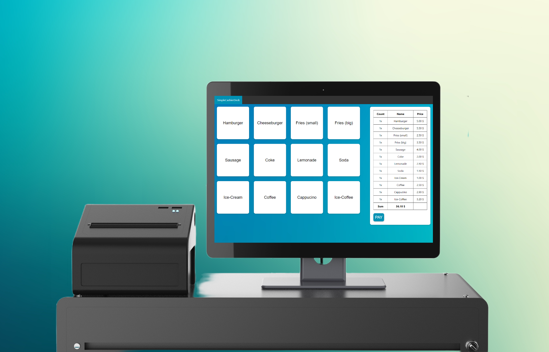 GitHub - Mvrcl1005/SimpleCashierDeck: A simple, web-based cashier deck to facilitate the sales ...