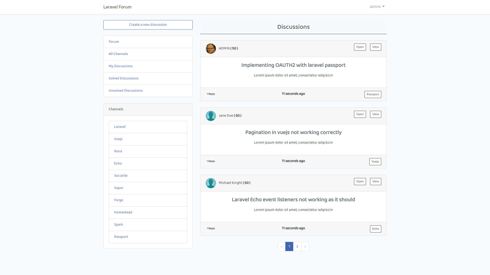 GitHub - hyltonwalters/forum: A complete forum with channels ...