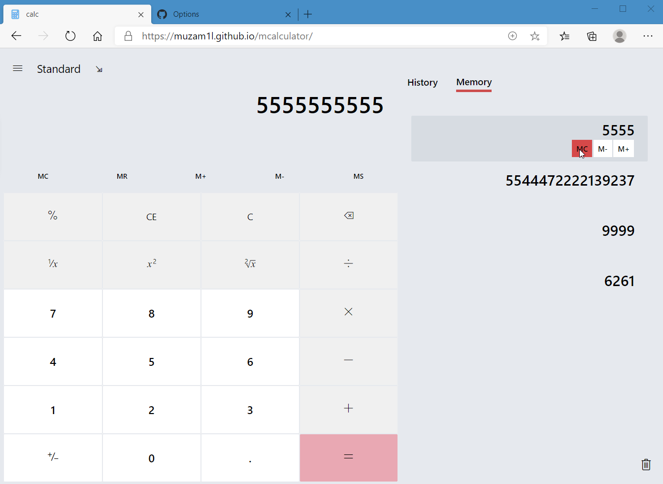 GitHub - muzam1l/mcalculator: Web port of Microsoft calculator, written in cpp, using ...