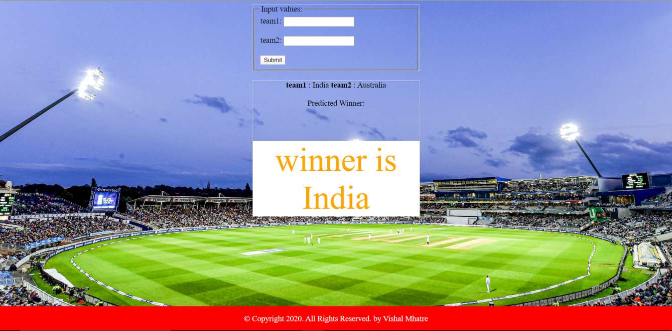 Github Vishalmhatre27cricket Prediction Using Machine Learning 