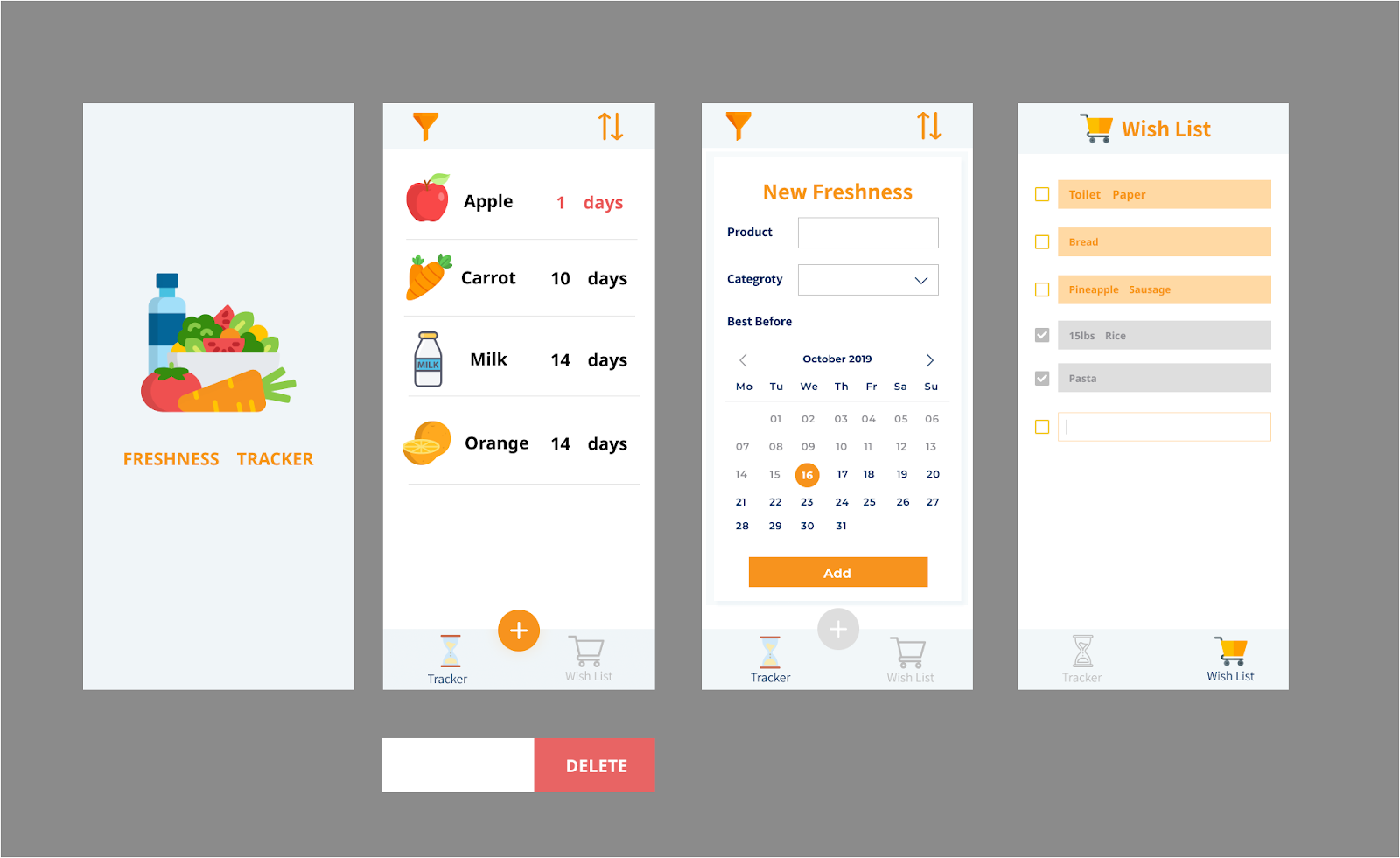 GitHub - kaleyl/freshness-tracker