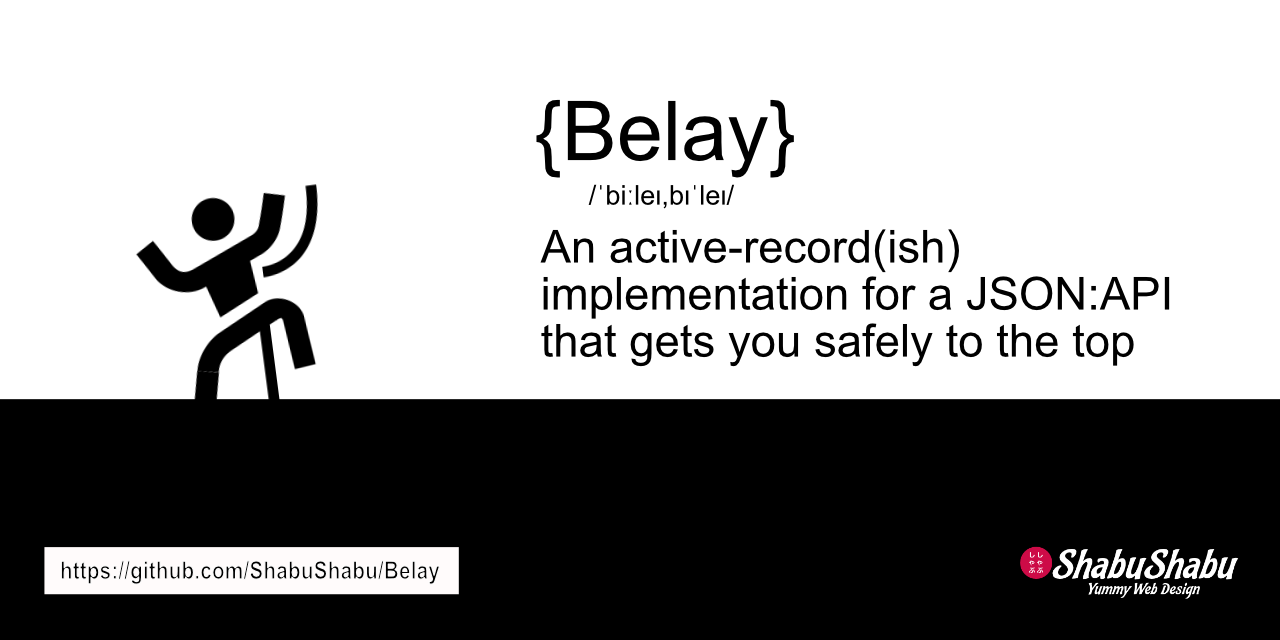 GitHub - ShabuShabu/Belay: An active-record(ish) implementation for a JSON:API that gets you ...