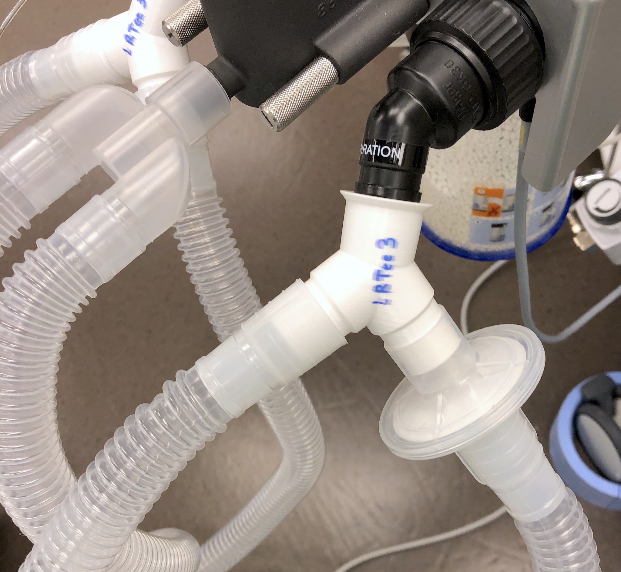 GitHub - makefastworkshop/LRTee: LRTee: 3D Printed Ventilator Splitter ...