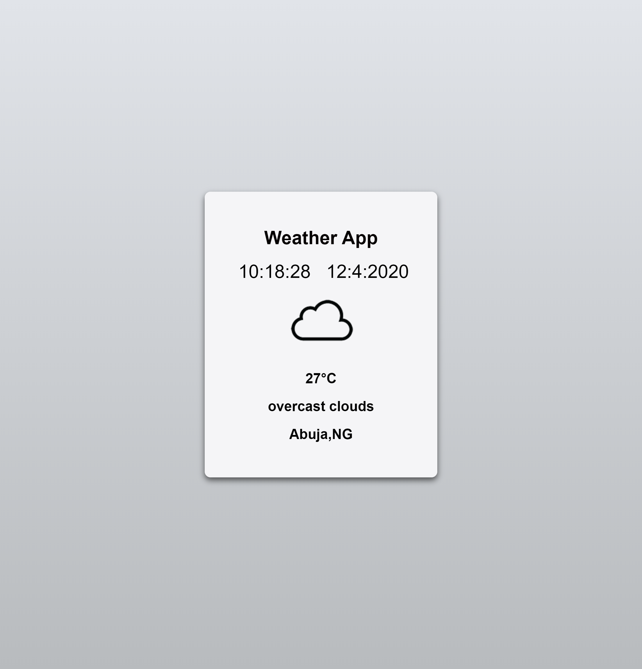 GitHub - stazdev/weather