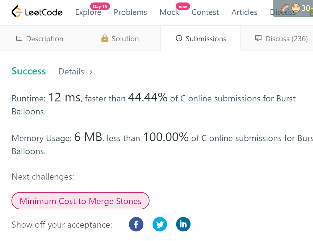 GitHub - MallardOh/BurstBalloons: LeetCode Hard Problems