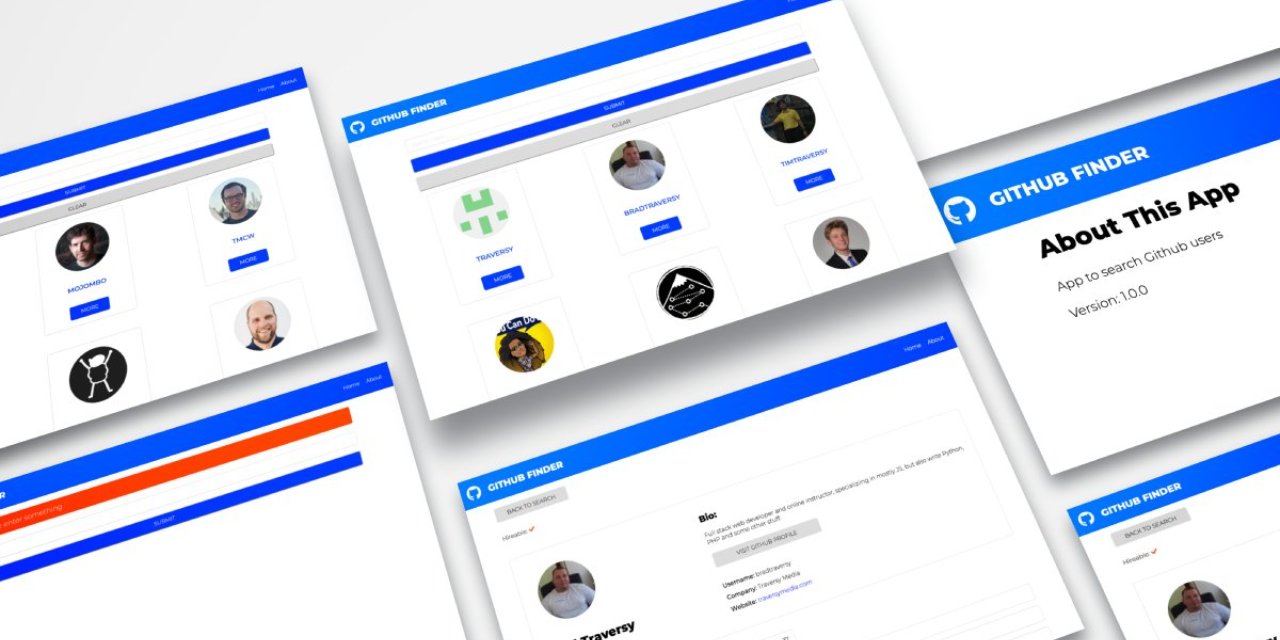 GitHub - LukaszKopyto/GitHub-Finder-App: Search Github users - React ...