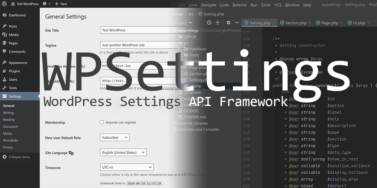 GitHub - sergeliatko/wpsettings: PHP library to build your WordPress settings pages