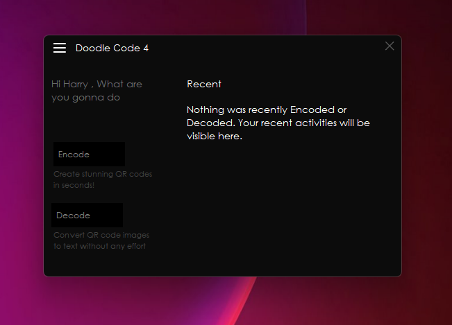 GitHub - Harry260/Doodle-Code: Create awesome Qr code in just one click!