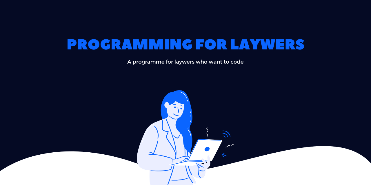 GitHub - thisisthejay/Programming-for-Lawyers: An introduction to ...