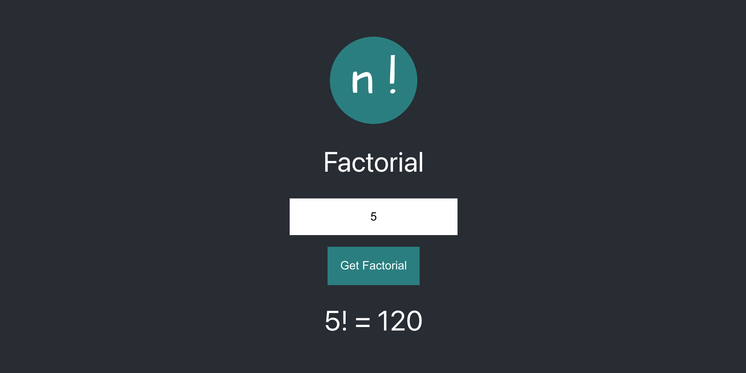 GitHub - krzwier/factorial: Simple web app for calculating factorials