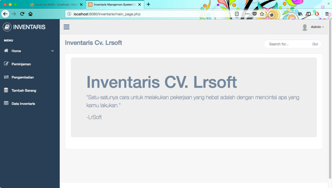 GitHub - andidass/SI-Inventari-Kantor: Sistem Informasi Inventaris Kantor Cv. LrSoft