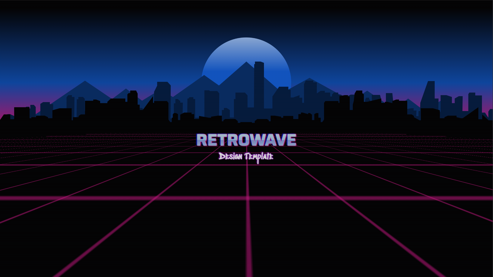 GitHub - joshstruve/retrowave: retrowave design template