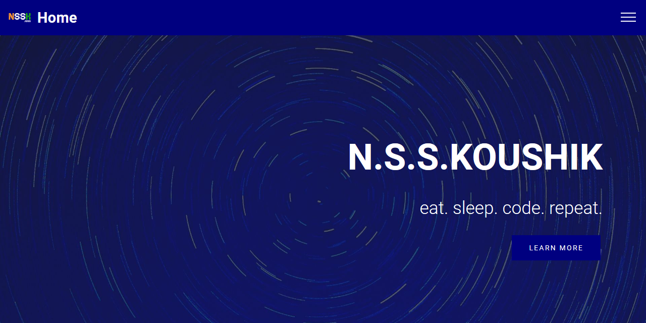 GitHub - nssk1999/nssk1999.github.io: Portfolio website using AMP