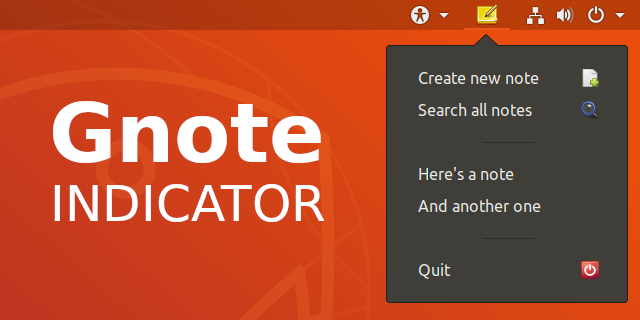 GitHub - Martinique/indicator-gnote: Indicator menu for Gnote