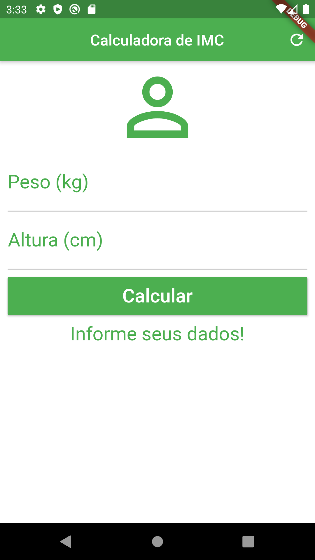 GitHub - nilerbarcelos/Flutter-Calculadora-IMC: Aplicativo para cálculo de IMC desenvolvido em ...