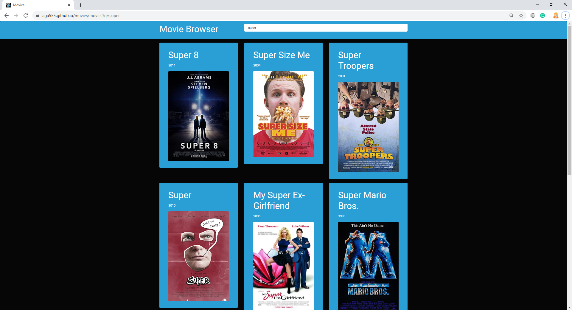 GitHub - aga555/movies: movie search engine, based on Angular 8, The ...