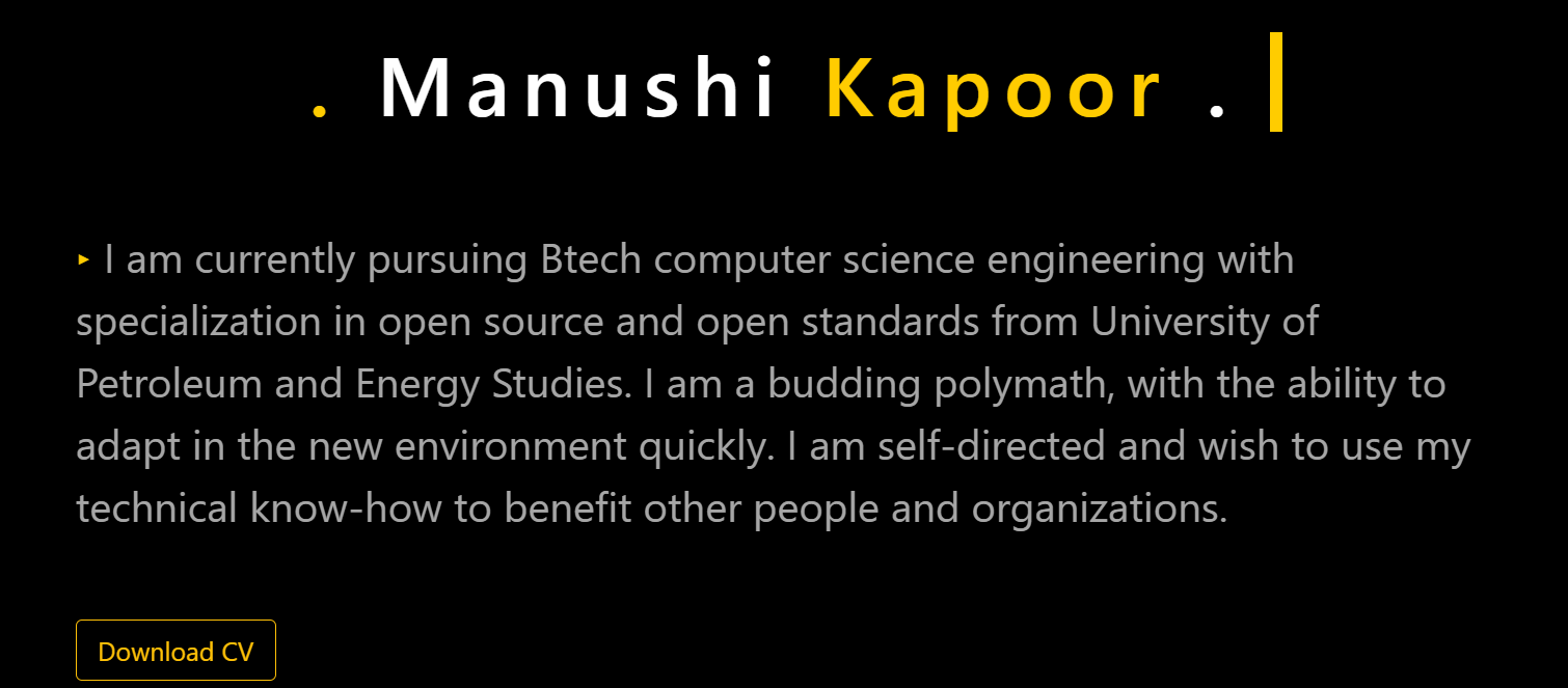 GitHub - manushikapoor/manushikapoor.github.io: Contains my portfolio ...