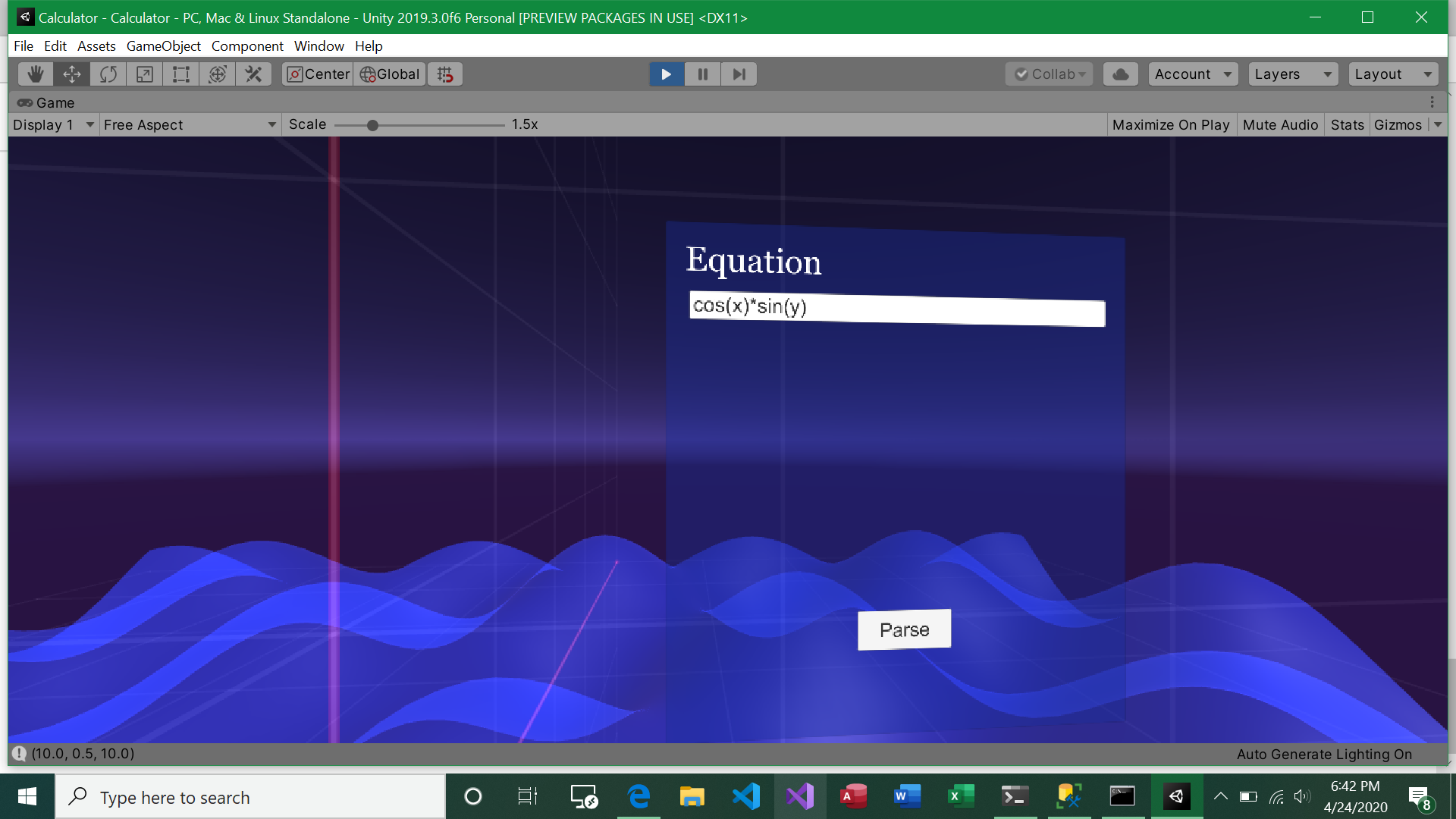 GitHub - JohnnyErnest/3D-Calculator: Simple 3D Calculator for Unity3D