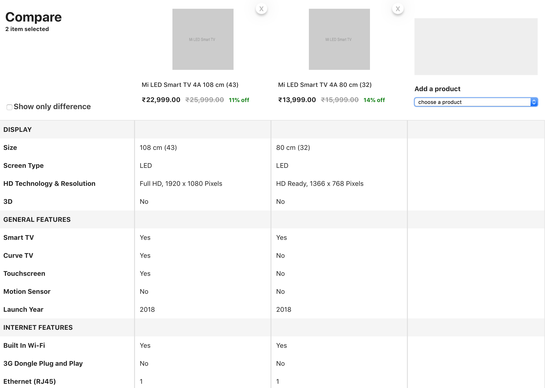 Github Satheeshnatarajanproduct Comparison Redux Sample Product