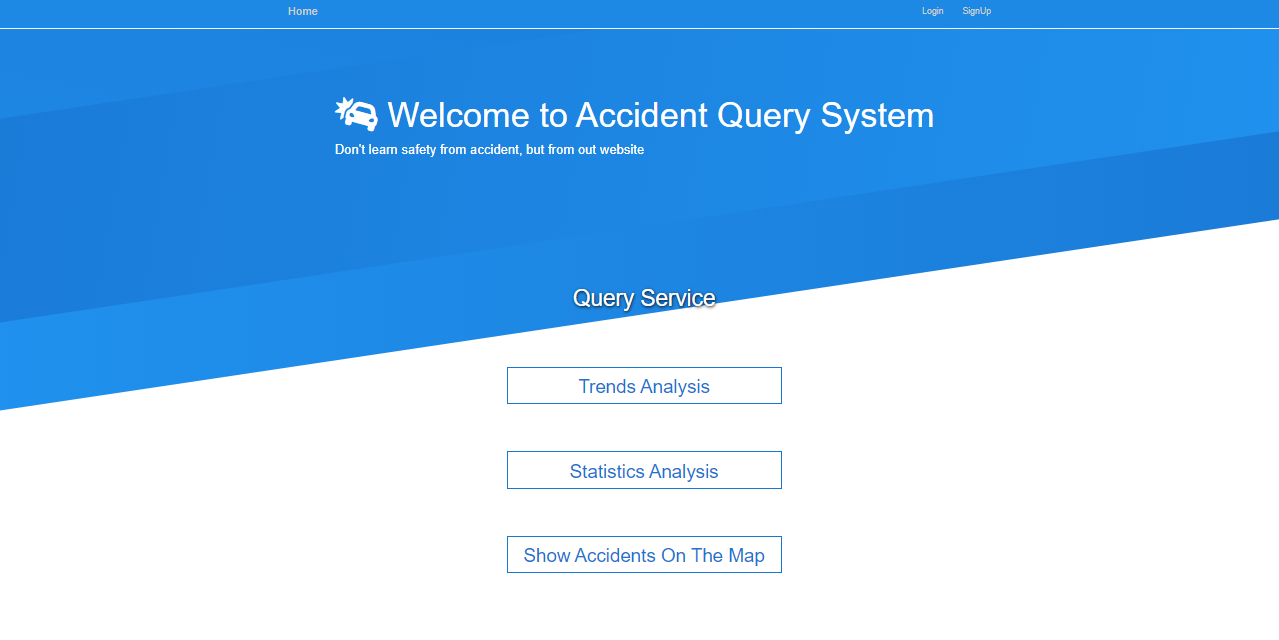 GitHub - zezhou-zhang/Accident-Query-System-version2