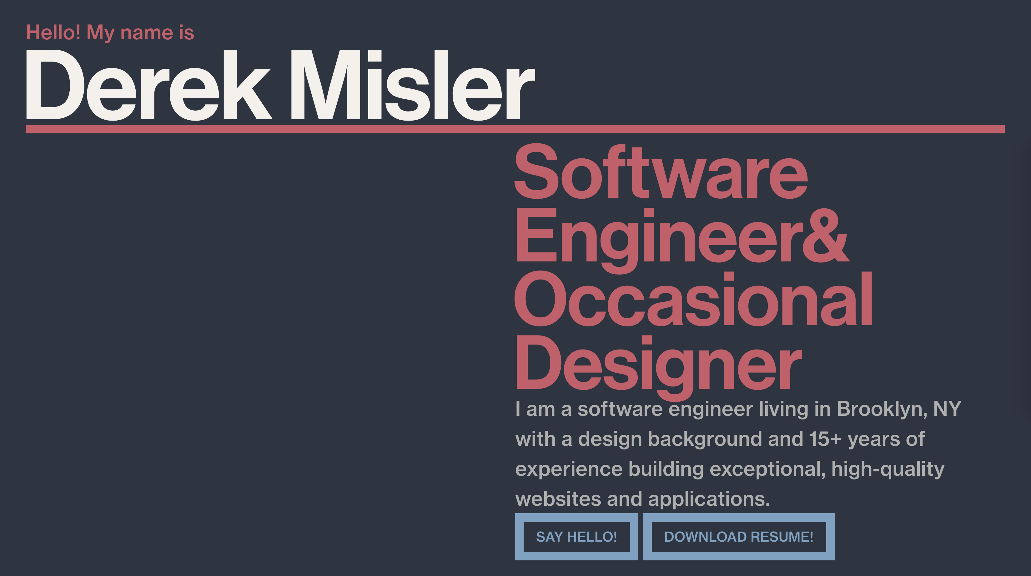 GitHub - derekmisler/derekmisler.com: Repository for personal website, built with Next.js