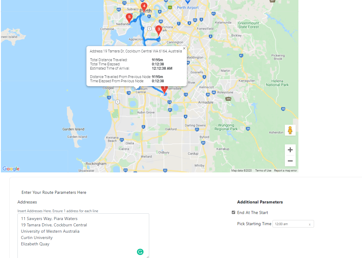 Github Frinzektmulti Route Optimizer An Application That Will Allow The Optimization Of