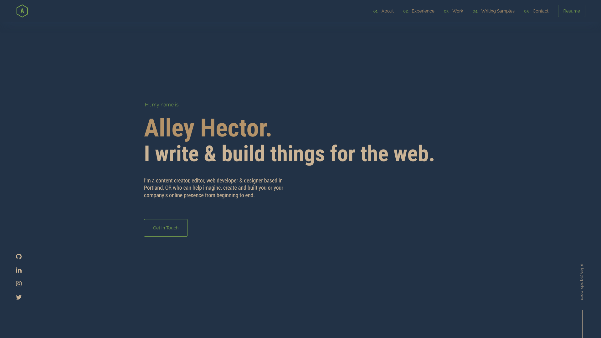 GitHub - alleyhector/portfolio: Gatsby.js portfolio site