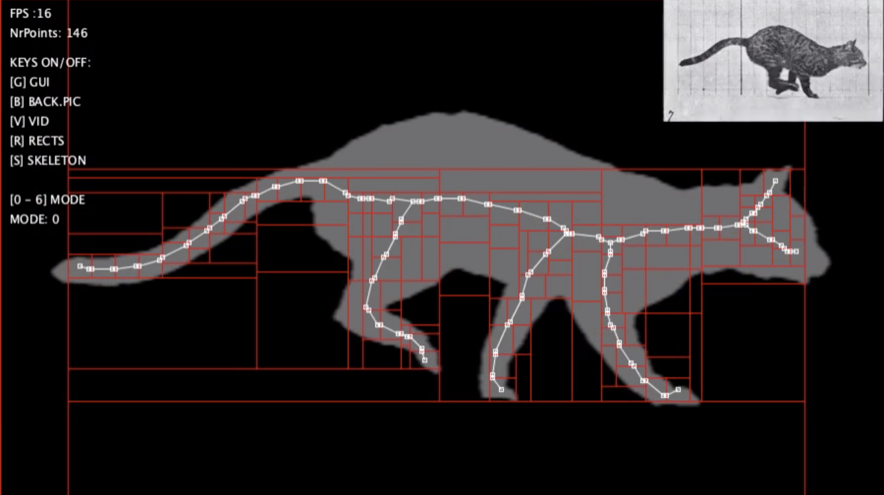 GitHub - visiophone/SkeletonCat: Experiments with Skeleton Tracing by Lingdong Huang