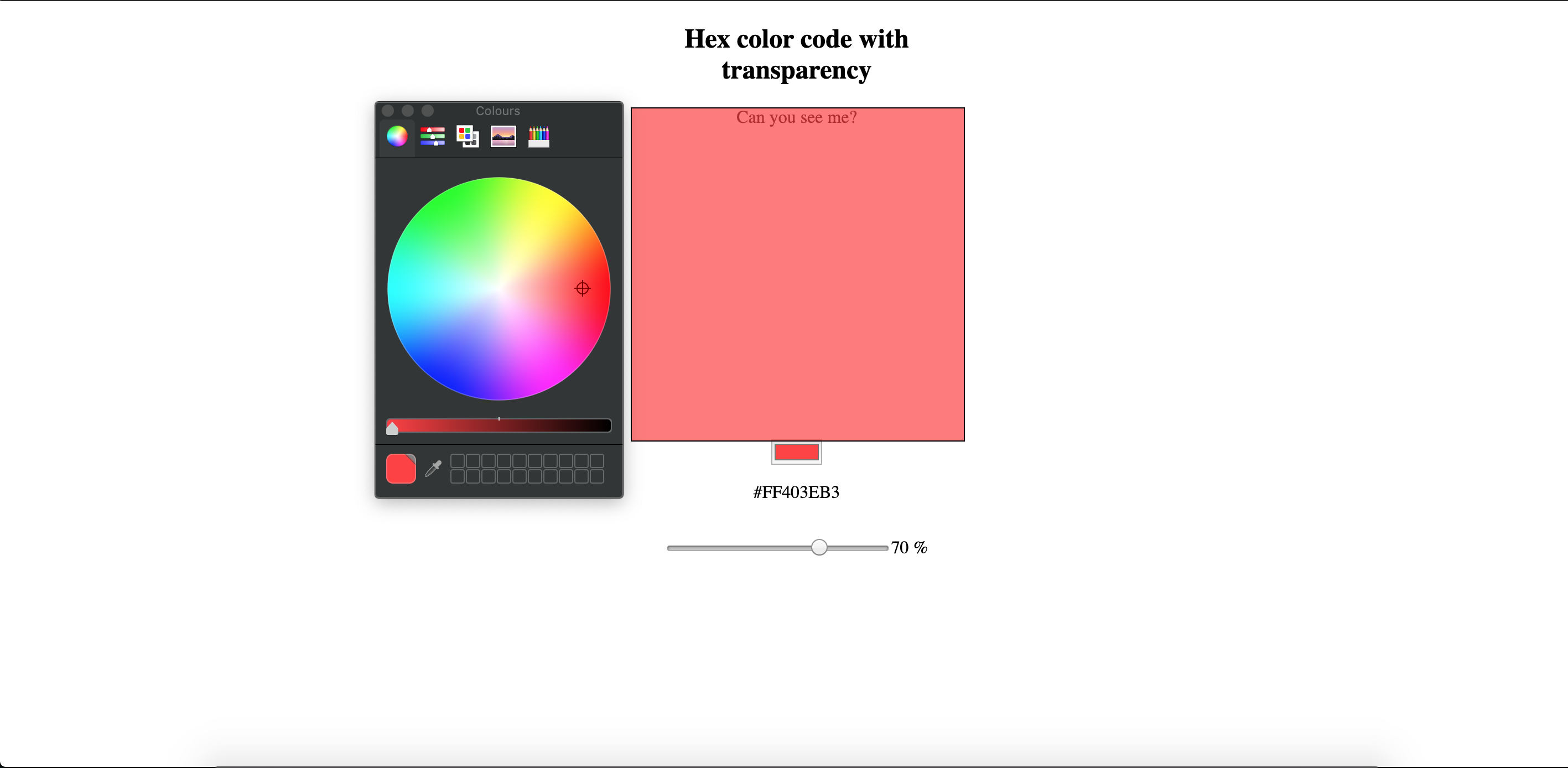 GitHub - jsramraj/hex-color-with-alpha-finder: Get the hex colour code ...