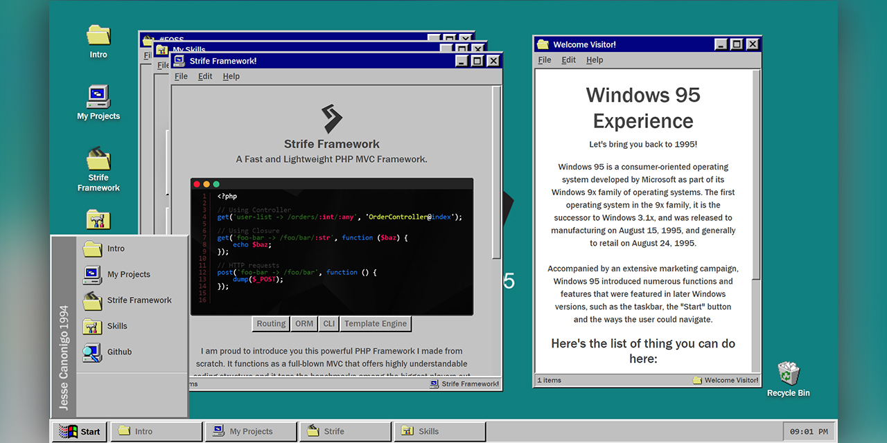 GitHub - strifejeyz/windows-95: A web-based simulation of the well ...