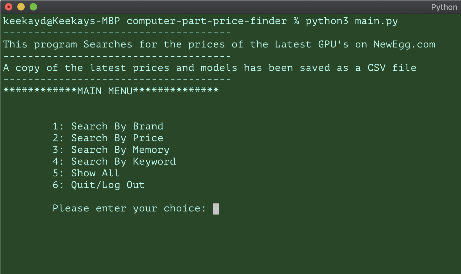 GitHub - Keekay-OD/PC-Part-Finder: Looks for computer parts on various ...